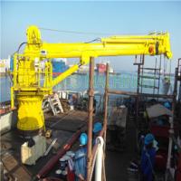 China Telescoping Boom Crane 3T40M Small Footprint High Work Efficiency Marine Deck for sale