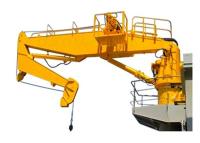 China Offshore Hydraulic Telescopic Knuckle Boom Marine Deck Crane 0.5t to 150t for sale