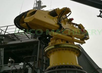 China OUCO Hydraulic Knuckle Boom Marine Deck Crane 5T 20m Working Radius for sale