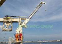 China Folding Knuckle Boom and Telescopic Boom Marine Davit Crane 0.5t to 150t for sale