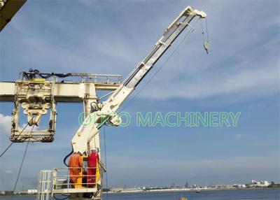 China Folding Knuckle Boom and Telescopic Boom Marine Davit Crane 0.5t to 150t for sale