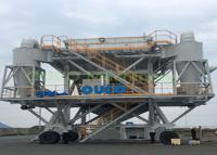 China Dust Proof Mobile Discharging Port Eco Hopper 20 Ton Bulk Cargo Unloading for sale