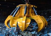 China Hydraulic Orange Peel Grab Bucket 0.5-1.5m3 Scrap Handling Rope Grab for Crane for sale