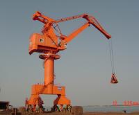 China 20T 30M Cargo Lifting Harbour Crane 160kw for Vessel Shipboard Deck Crane for sale