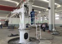 China Electric Hydraulic Marine Pedestal Crane 5T 10M Telescopic Boom Offshore Deck Crane for sale