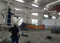 China Electric Hydraulic Marine Pedestal Crane 5T 10M Telescopic Boom Offshore Deck Crane for sale
