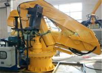 China Hydraulic Knuckle Boom Marine Davit Crane 1T10M 360 Degree Rotation for sale