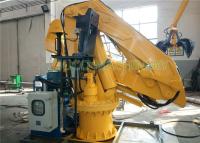 China Hydraulic Knuckle Boom Marine Davit Crane 1T10M 360 Degree Rotation for sale