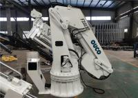 China Hydraulic Marine Knuckle Boom Crane 1T10M 22KW for Offshore Vessel for sale