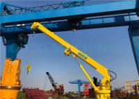 China IP56 Electric Hydraulic Telescopic Boom Crane 0.2T20M for Marine Use for sale