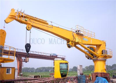 China Marine Telescopic Crane 1.5T 36.6M AC415V 50HZ Corrosion Resistant Steel Plate for sale