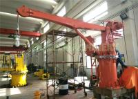 China 3T9M Octagon Boom Marine Crane 15KW Stiff Beam Hydraulic Luffing for sale