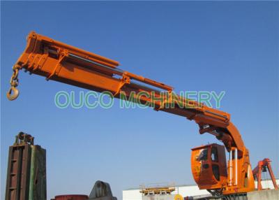 China Stepless Speed Control Folding Telescopic Boom Offshore Marine Crane 6T 22M for sale