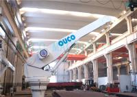 China 7.5KW 18Mpa Hydraulic Straight Boom Marine Crane 2T5M for Yacht Lifting for sale