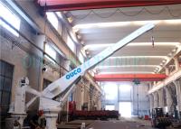 China 7.5KW 18Mpa Hydraulic Straight Boom Marine Crane 2T5M for Yacht Lifting for sale