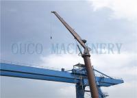 China 1.3 Ton Boat Pedestal Mounted Mini Fixed Boom Crane for sale