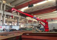China 11KW Marine Telescopic Boom Portable Hydraulic Crane 1.5T6M for sale