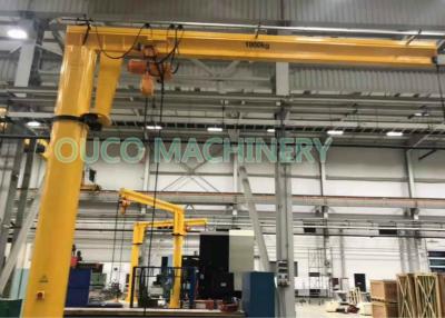 China 2T5M Straight Boom Jib Crane 360 Degree Rotation Light Duty Industrial Hoist for sale