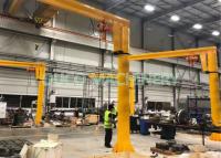 China 2T5M Straight Boom Jib Crane 360 Degree Rotation Light Duty Industrial Hoist for sale