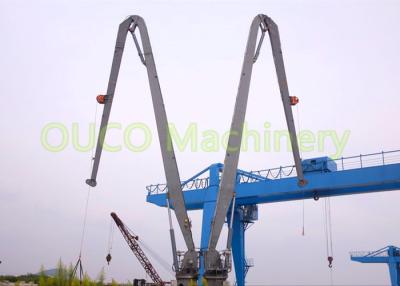 China 3T20M Knuckle Boom Marine Deck Crane 360 Rotation AC380V 50HZ for Sea Port for sale
