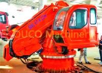China 6T12M Foldable Telescopic Boom Ship Lifting Crane for sale