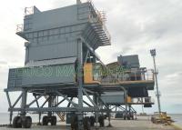 China 70m3 Mobile Wheel Mounted Dust Removal Port Eco Hopper 500t/h Capacity 105kw Power for sale
