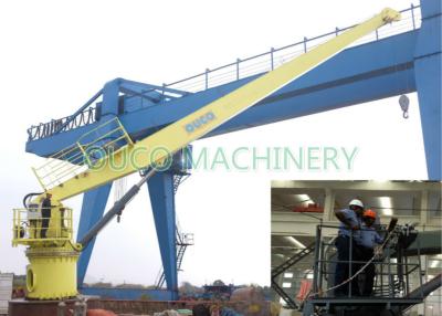 China Fixed Boom Hydraulic Pedestal Mounted Marine Deck Crane 5t 15m for sale