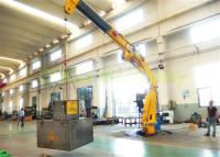 China 4t 8m Electric Knuckle Telescopic Pedestal Mounted Ship Crane 380V 50Hz for sale