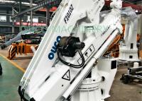 China OUCO 1.4 Ton 10 Meter Mini Hydraulic Telescopic Knuckle Boom Crane for Marine Use for sale