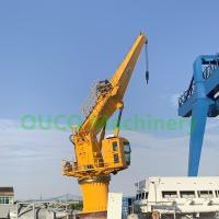 China Offshore Stiff Fixed Boom Arm Jib Crane Lifting Equiment Easy Maintenance for sale