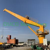 China Offshore Stiff Fixed Boom Arm Jib Crane Lifting Equiment Easy Maintenance for sale