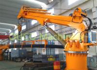 China 132kw Offshore Pedestal Telescopic Boom Marine Crane 5T37M 25T10M AC440V for sale