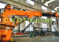 China 132kw Offshore Pedestal Telescopic Boom Marine Crane 5T37M 25T10M AC440V for sale