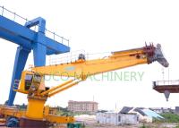 China 110kw Remote Control Telescopic Boom Ship Deck Crane 8T26M 2T30M for sale