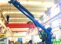 China 360 Degree Slewing 13t6m 1t25m Hydraulic Offshore Pedestal Crane for sale
