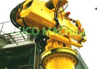 China Hydraulic Telescopic Folding Boom Ship Provision Crane 0.99t 12m Working Radius for sale