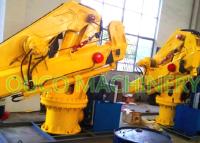 China Hydraulic Telescopic Folding Boom Ship Provision Crane 0.99t 12m Working Radius for sale