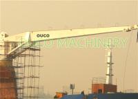China 5 Ton 9 Meter Stiff Boom Hydraulic Marine Deck Crane Pedestal Mounted Boat Crane for sale
