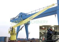 China OUCO 5T18M Stiff Boom Hydraulic Marine Deck Crane for Fish Ship 55KW for sale