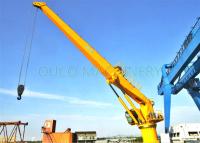 China Electric Hydraulic Marine Deck Crane 20T18M 10T25.5M HG70 Steel Stiff Boom for sale