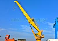 China Electric Hydraulic Marine Deck Crane 20T18M 10T25.5M HG70 Steel Stiff Boom for sale