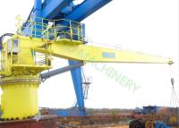 China Marine Hydraulic Straight Boom Crane 5t15m for Electric Ship Loader 45KW for sale