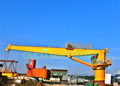 China Hydraulic Marine Stiff Boom Crane 50t 30m Offshore Ship Deck Crane for sale