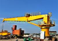 China Straight Boom Marine Deck Crane AC380V 75KW 5t30m for Vessel Barge for sale