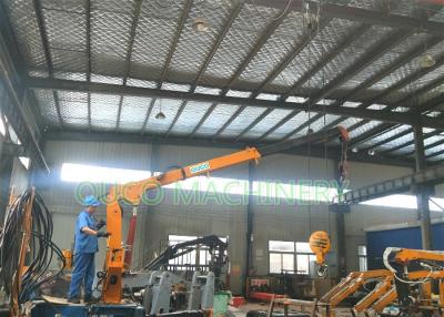 China Mini Electric Hydraulic Telescopic Boom Marine Deck Crane 0.6T 5M for sale