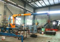 China Mini Electric Hydraulic Telescopic Boom Marine Deck Crane 0.6T 5M for sale