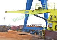 China Flange Connection Fixed Boom Hydraulic Marine Crane for sale