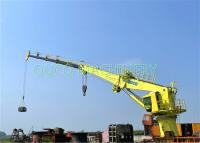 China 40T6.5M Slewing Luffing Marine Hydraulic Telescopic Boom Crane with CCS Certificate for sale