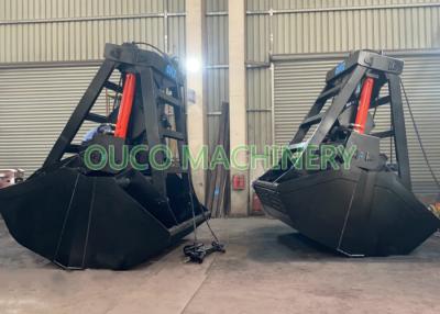 China 8CBM Radio Remote Control Leak Proof Clamshell Bucket Grab for Grain 20t Capacity for sale