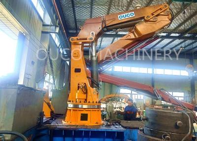 China Knuckle Telescopic Boom Marine Deck Crane 2.2T10M for Hoisting for sale